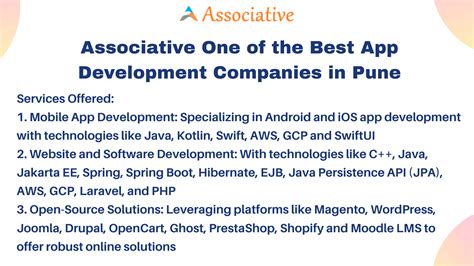 Associative One Of The Best App Development Companies In Pune Associative