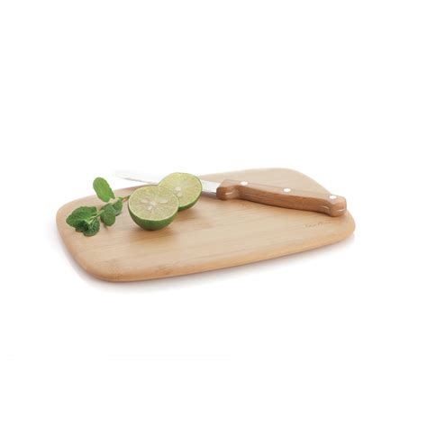 Classic Bamboo Cutting And Serving Board Raw Lily