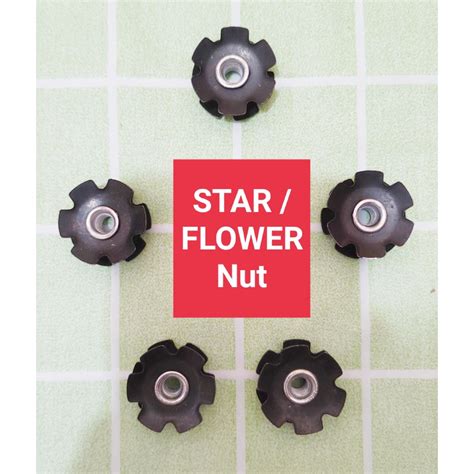 Bike Star Nut Mtb Roadbike Flower Nut Steel Shopee Philippines