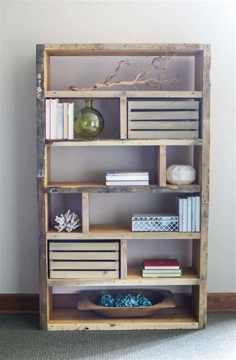 Building Rustic Bookshelf At James Daulton Blog