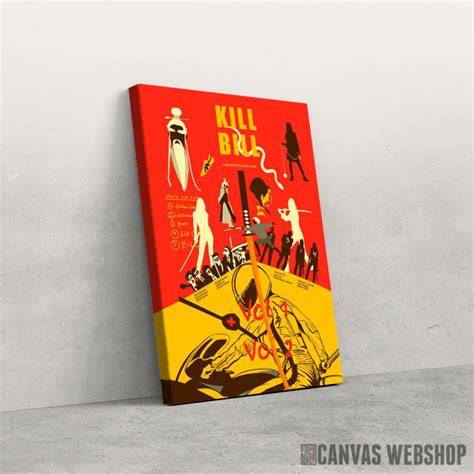 Kill Bill Vol1 N Vol2 Slika Na Platnu
