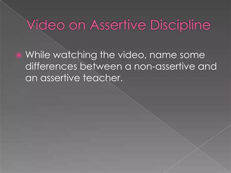 Behavior Modification And Assertive Discipline Pptx