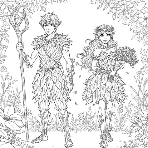 Forest Elf Couple 2 By Mrfrido On Deviantart