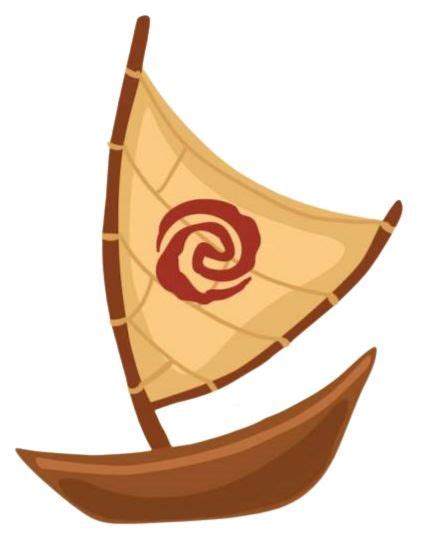 Moana Boat Drawing