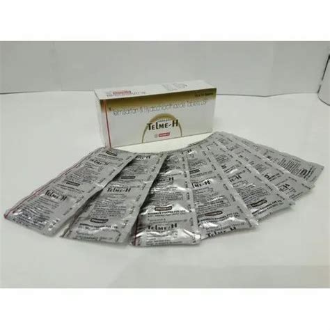 Telme H Tablets For Cardiovascular Packaging Type Strips At Best Price In Gandhinagar