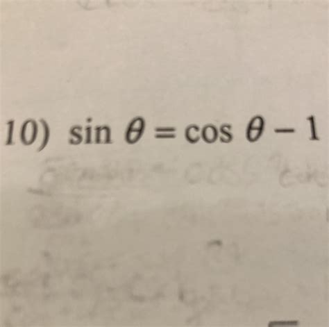 [pre Calculus] How Do I Solve For Theta R Homeworkhelp