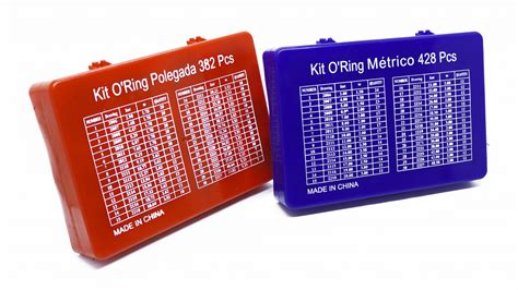 Kit Anel Oring Em Milímetros E Polegadas Kj Fix
