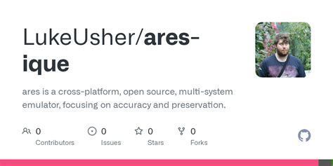 Github Lukeusherares Ique Ares Is A Cross Platform Open Source Multi System Emulator