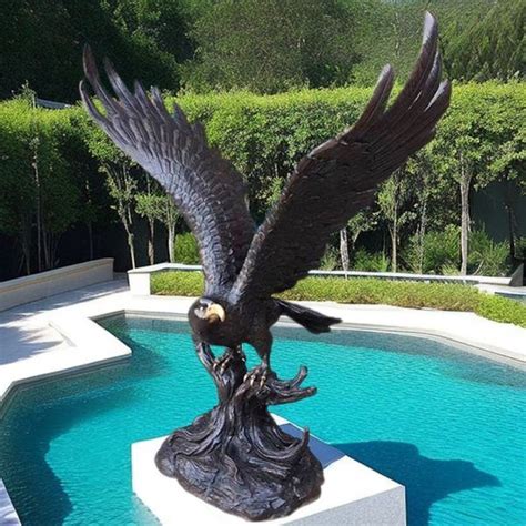 Bronze Eagle Statue Life Size Animal Sculpture Youfine