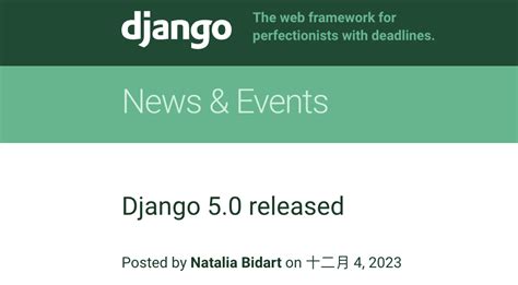Django 正式发布最流行 Python Web 框架 OSCHINA 中文开源技术交流社区