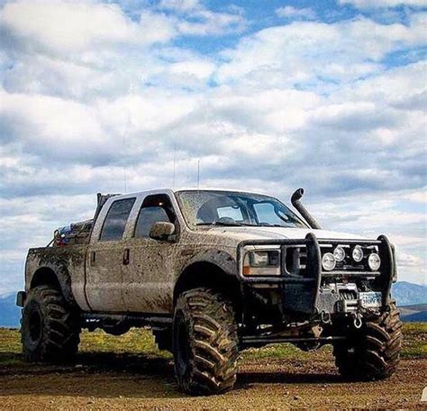 Ford Trucks Custom Offroad Pickup Truck With Large Tires