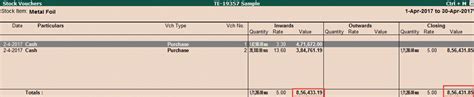 why is there a mismatch in the opening and closing balances in