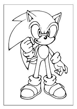 Unleash Creativity With Sonic The Hedgehog Printable Coloring Sheets
