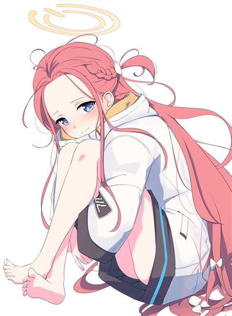 Serizawa Nazuna Yuzu Blue Archive Blue Archive 1girl Barefoot