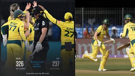 Womens Odi World Cup 2025 Points Table Dominant Australia Crush New Zealand In The Second