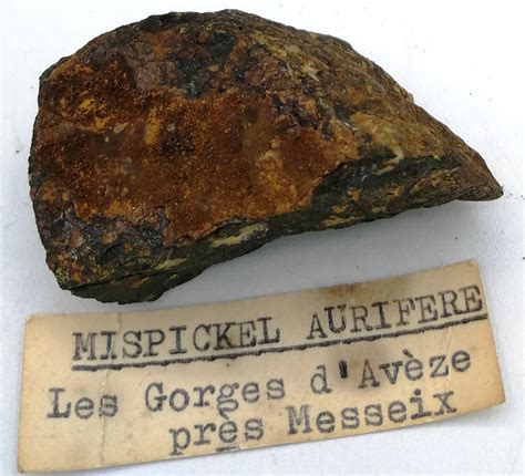 Mispickel Aurifère Messeix Puy De Dôme