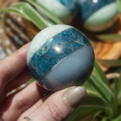 Sage Goddess Blue Apatite Amazonite And Angelite Bonded Throat Chakra