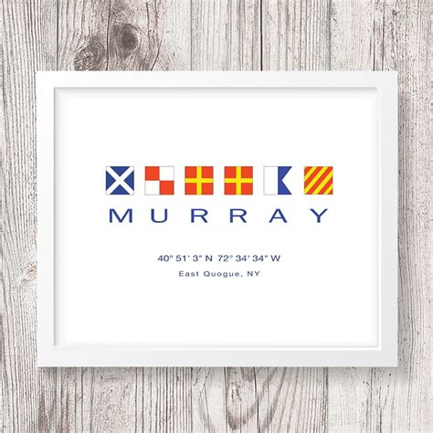 Nautical Coordinates Etsy