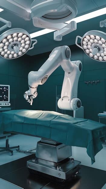3d Illustration Of Surgery Robot In Modern Surgery Room Medical