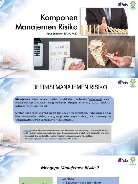 3 Komponen Manajemen Risiko Pdf