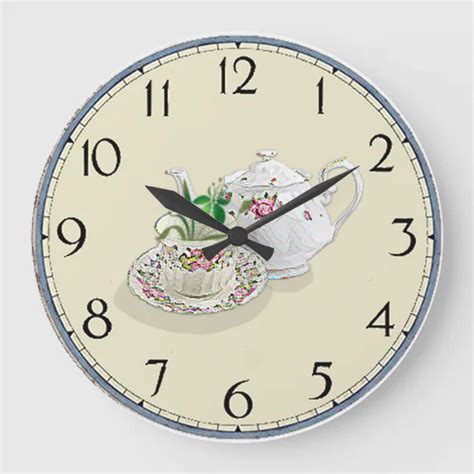 Pretty Clock Zazzle