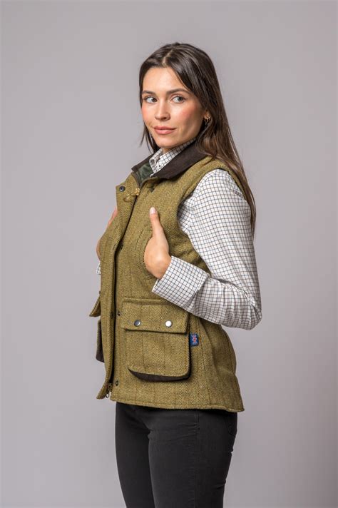 Chaleco Tweed Light Sage