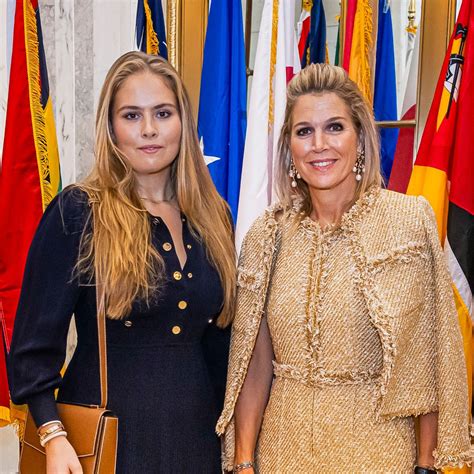 Princess Amalia Makes Key Institutional Debut In Washington With Queen Máxima