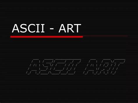 PPT ASCII Art Helper PowerPoint Presentation Free Download ID 8716936