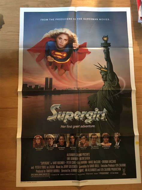 Supergirl Original Movie Poster 1984 Helen Slater 4567457026