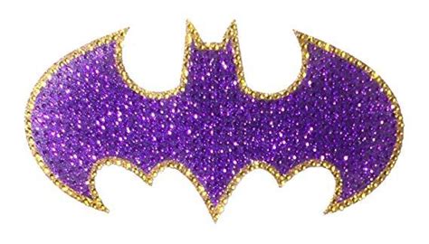 Dc Comics Ch Bg Logo001 Crystal Studded Batgirl Bling Logo Car Window Sticker Decal Batgirl
