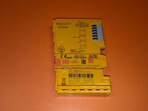 Beckhoff El6910 Twinsafe Logic Profisafe Master And Slave Support Ne