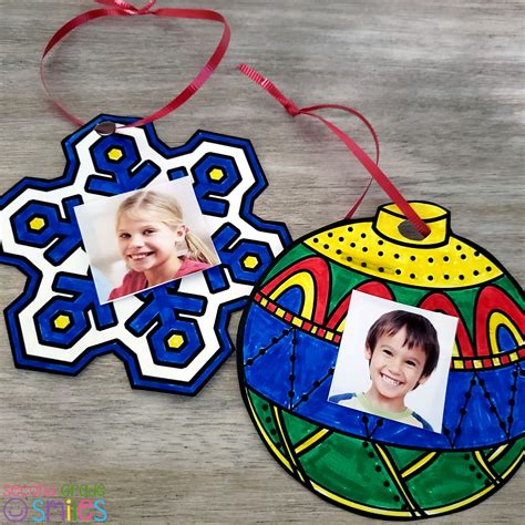 Simple Holiday Ornament Craft Second Grade Smiles Worksheets Library