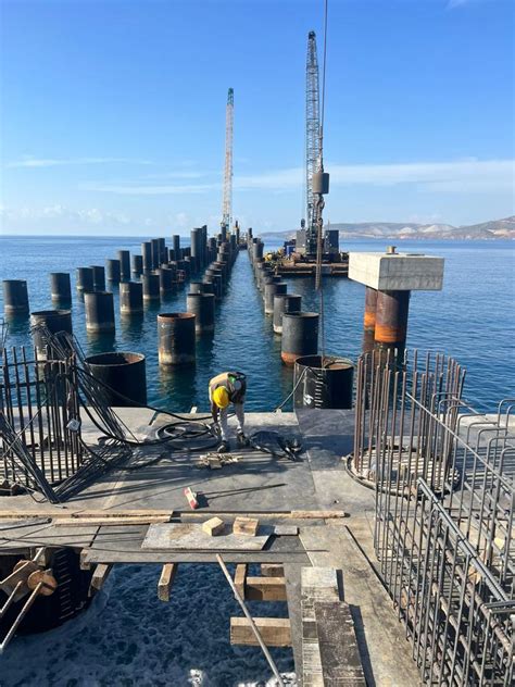 Yeşilovacık Pile System Pier Mooring Dolphin Catwalk Construction