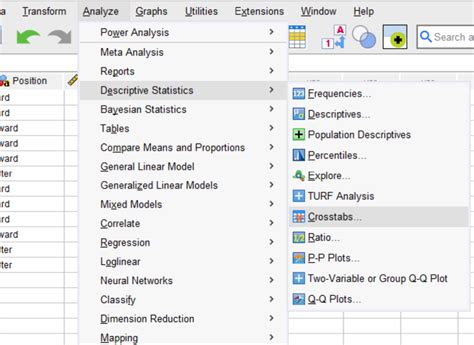 How To Create A Crosstab In Spss With Example