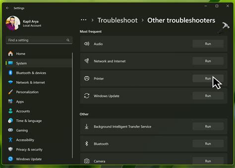 Fix Printer Not Working In Windows 11