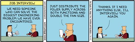 Dilbert Job Interview Cartoon