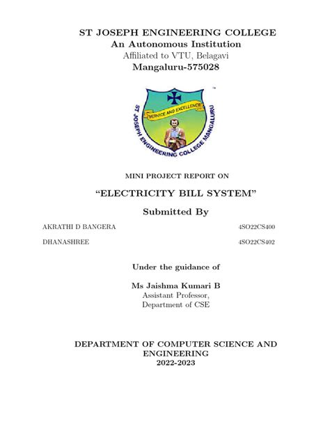 Dbms Miniproject Report Pdf Energy Conservation Databases