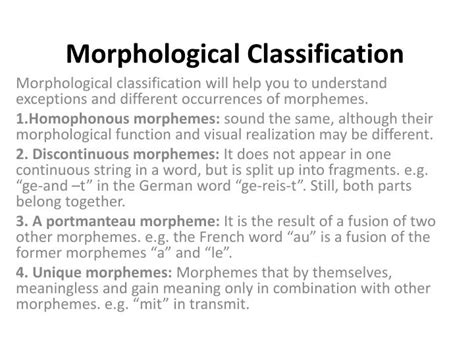 Ppt Morphology Powerpoint Presentation Id2275098