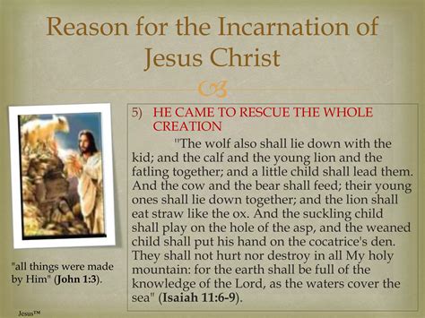 The Incarnation Of Jesus Christ Pptx