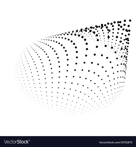 Abstract Dots Particles Background Royalty Free Vector Image