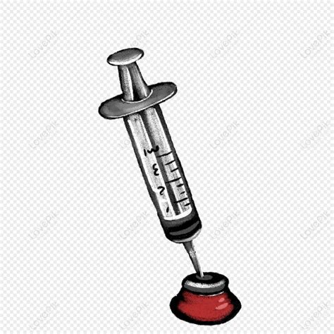 Cartoon Syringe Creative Illustration Cartoon Clipart Syringe Clipart