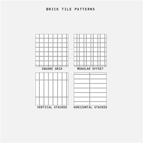 Illustrator Brick Tile Patterns Pack