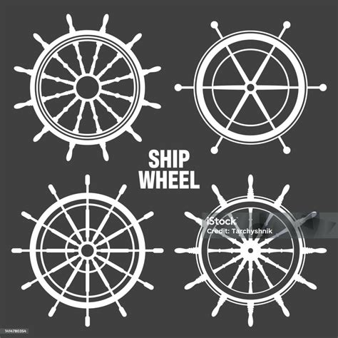 화이트 빈티지 스티어링 휠 컬렉션 선박 요트 복고풍 휠 기호 해상 방향타 아이콘입니다 해양 디자인 요소 벡터 일러스트 레이 션