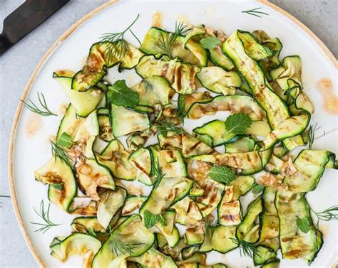 Grilled Zucchini Salad Recipe Sidechef