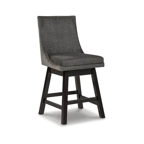 Signature Design By Ashley Tallenger Dark Gray Counter Height Bar Stool