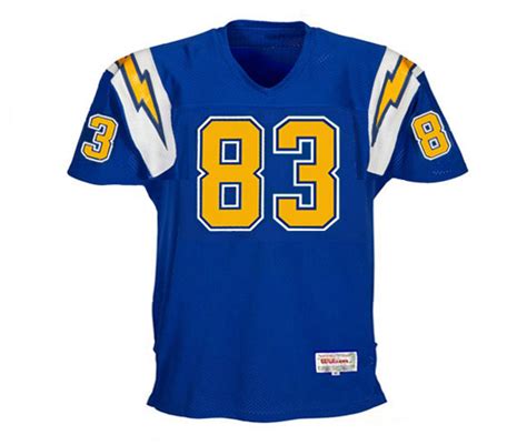 John Jefferson San Diego Chargers 1980 Throwback Nfl Football Jersey