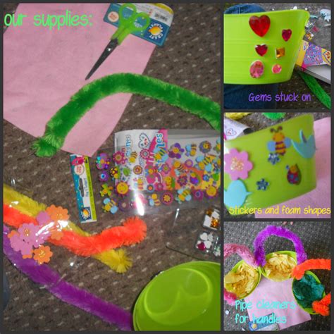 Home Made Easter Baskets And An Easter Egg Hunt Ups And Downs Smiles