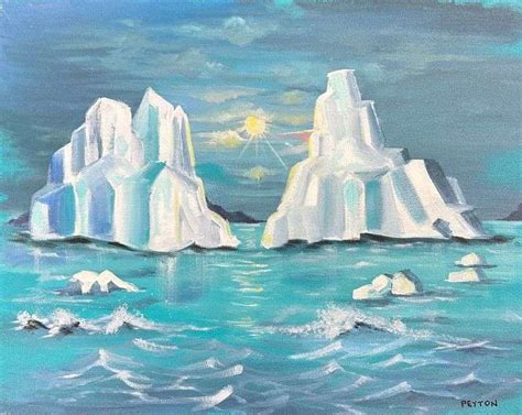 Untitled Icebergs By Kent Peyton Bartlett Auctions Inc