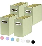 Oterri File Organizer Small Storage Box Cardboard File