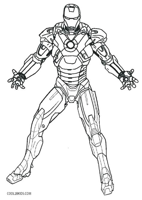 Iron Man Mask Coloring Page At Free Printable